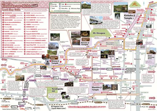 Kyoto Kinukake-no-Michi Strolling Map｜Stroly（ストローリー）