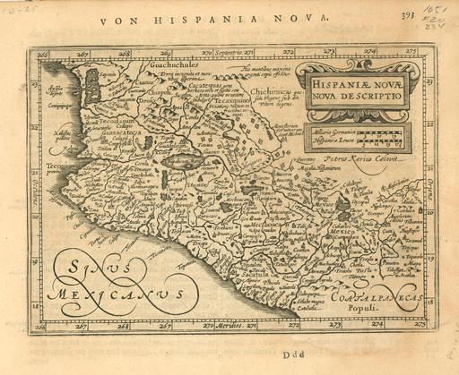 Map of New Spain - Hispaniae Novae｜Stroly（ストローリー）